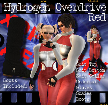 Second Life Marketplace - Hydrogen Overdrive - Red (box)